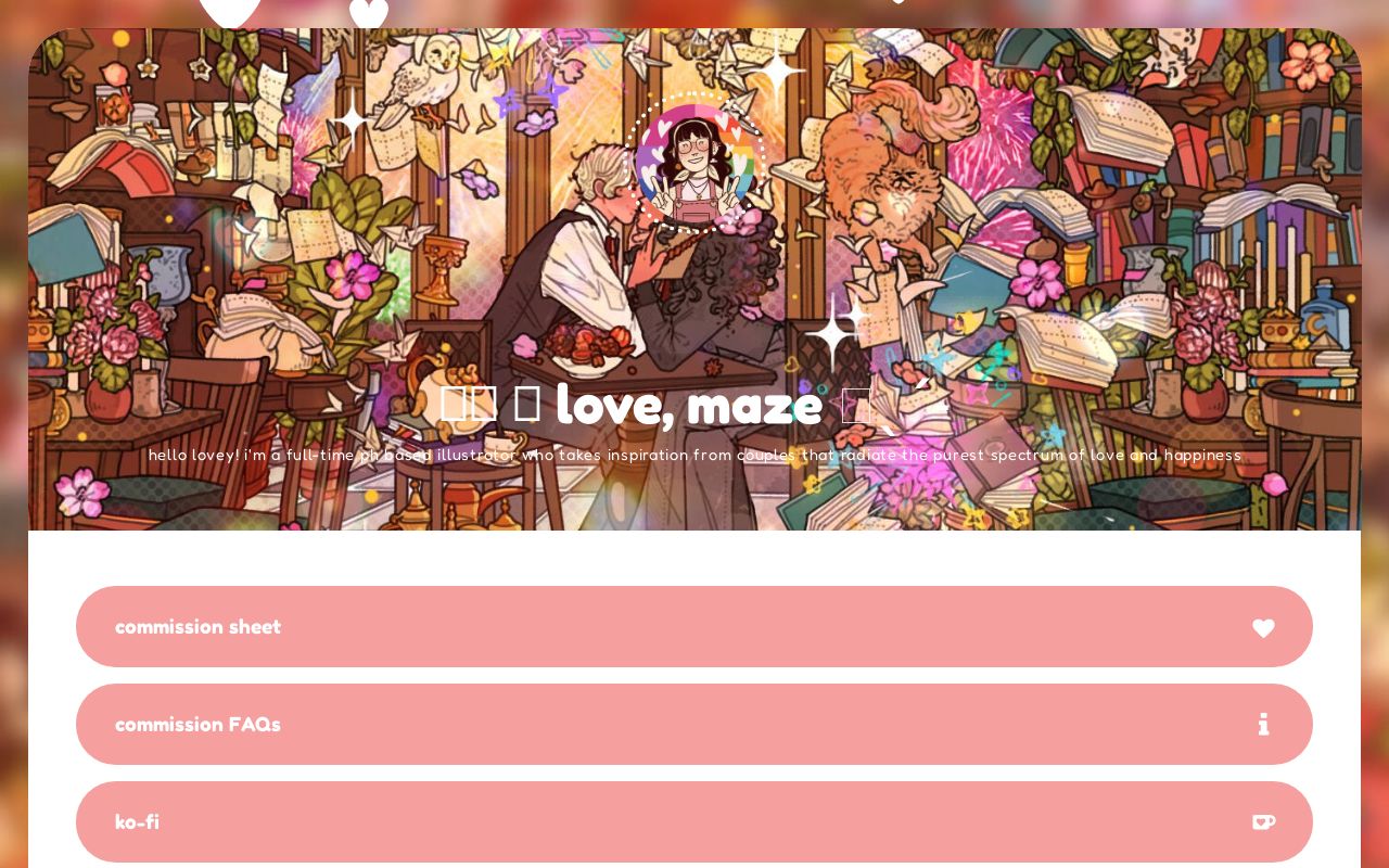 love, maze ⁞ @artimaking ˎˊ˗